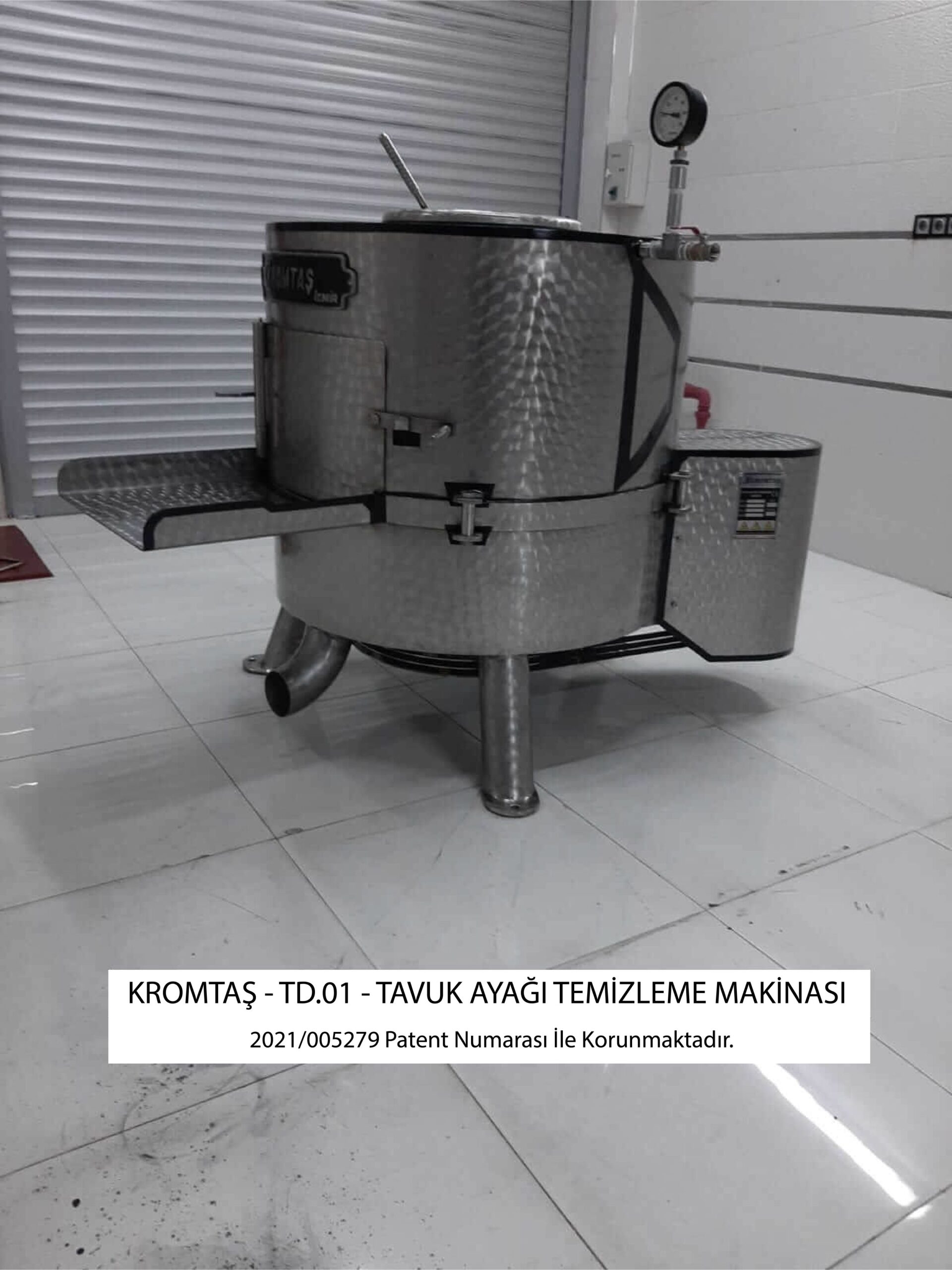 TD.01 - TAVUK AYAĞI TEMİZLEME MAKİNASI - Kromtaş Makina